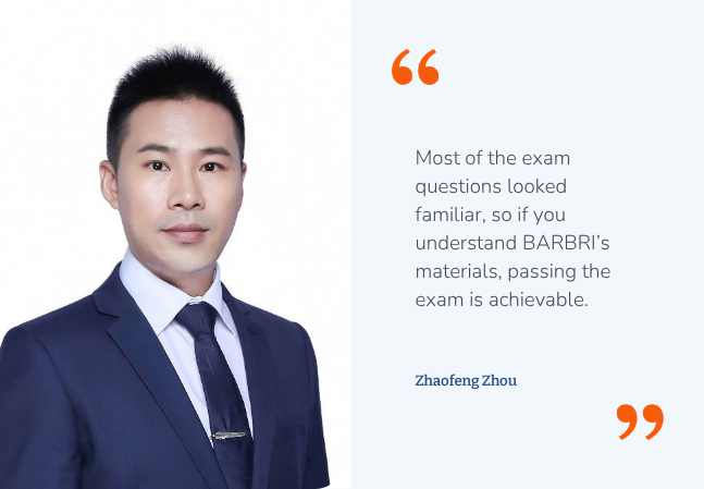 Student Success: Zhaofeng Zhou | BARBRI Resources